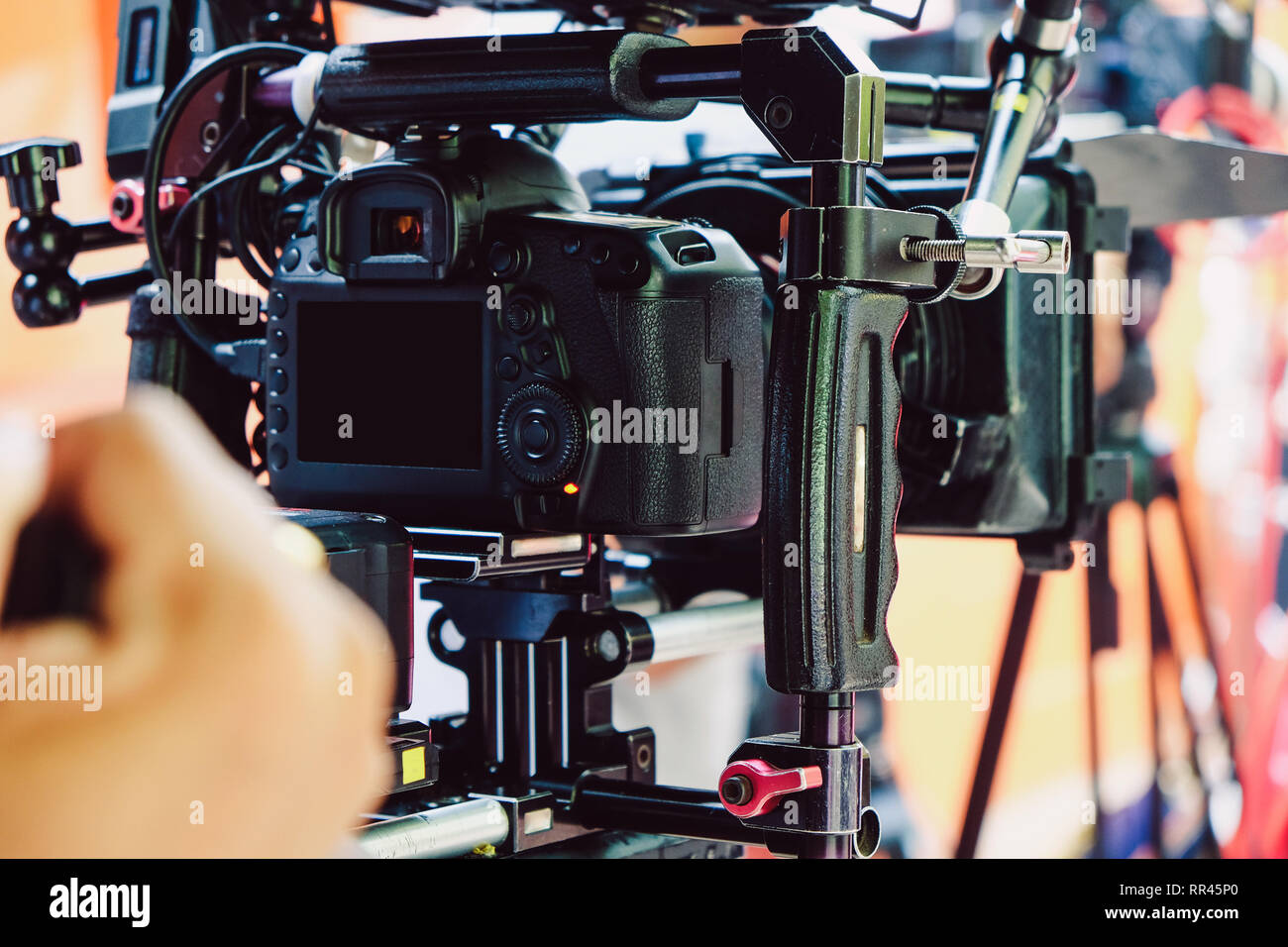 Film Crew Background Stock Photo - Alamy