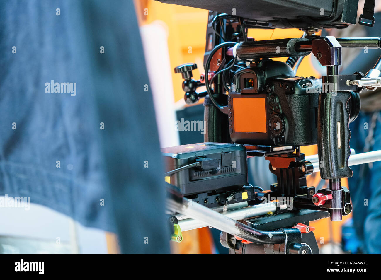 Film Crew Background Stock Photo - Alamy