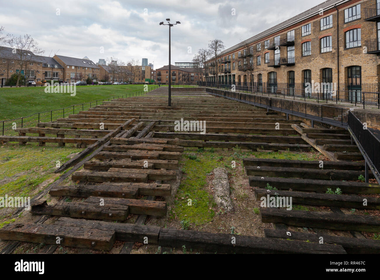 Millwall, Isle of Dogs, London the site where Brunel's ship SS Great ...