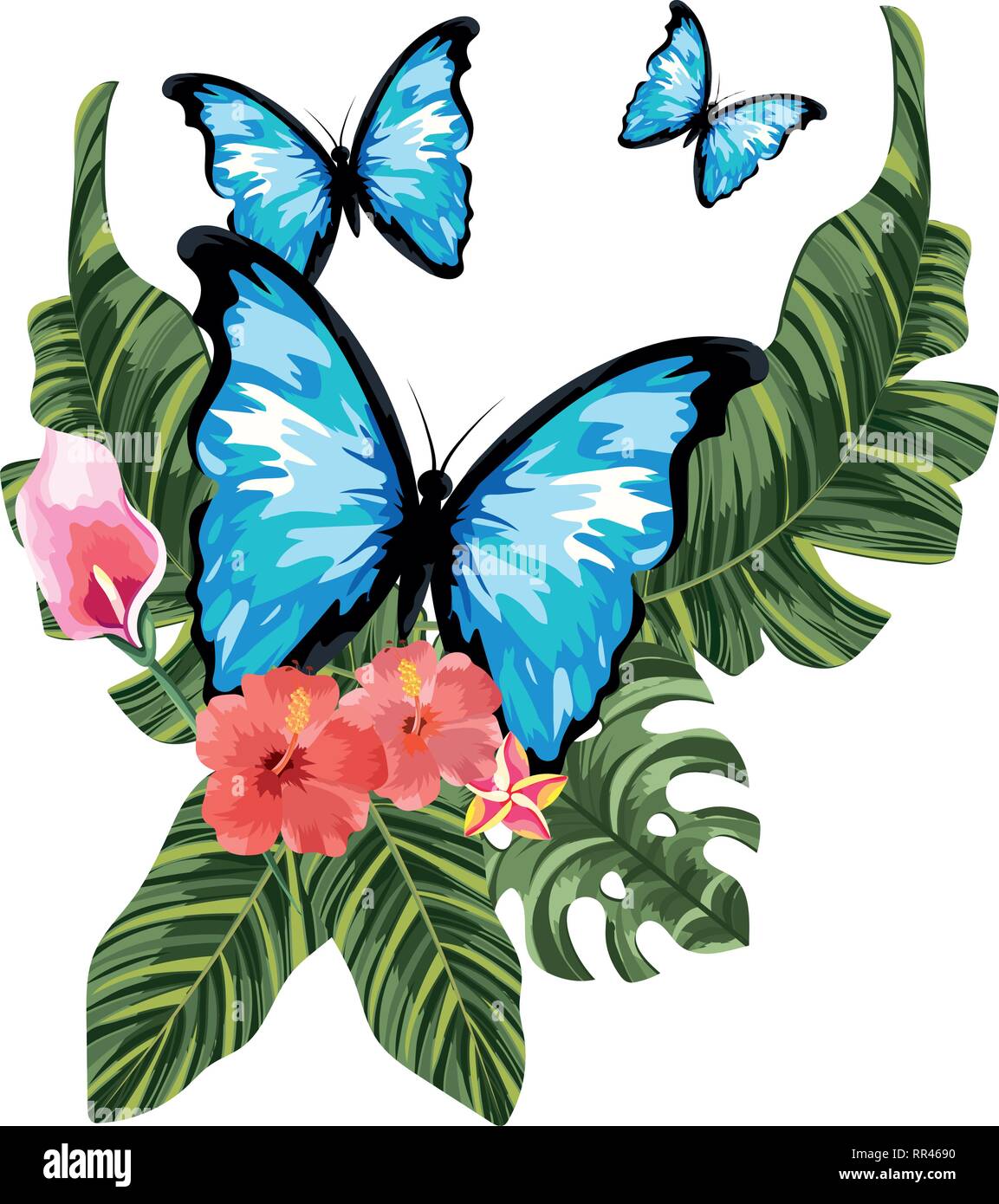 Attractive Animated Butterfly Wall Mural Cute Butterfly Cartoon Waving
