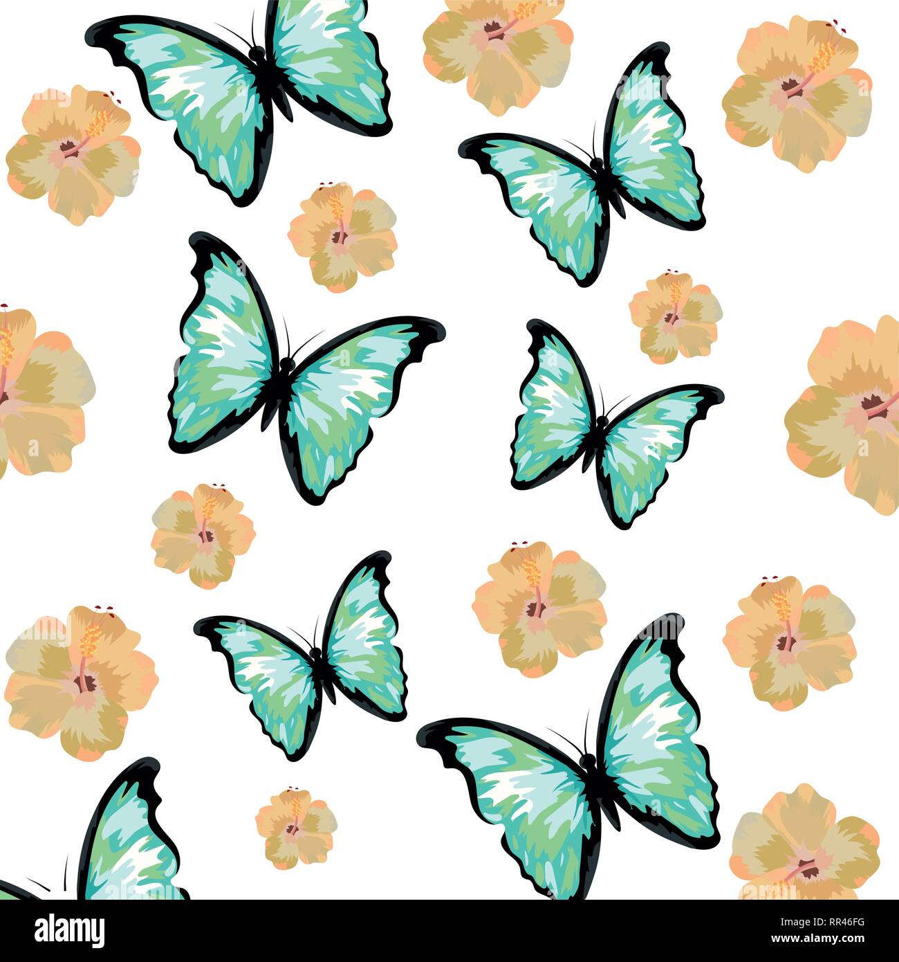 beautiful butterfly cartoon Stock Vector Image & Art - Alamy