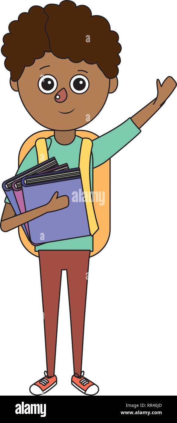 school child boy cartoon Stock Vector Image & Art - Alamy