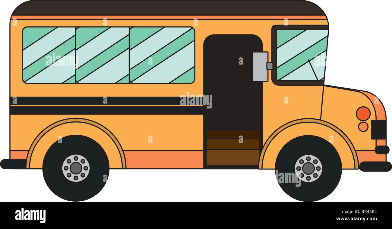 school bus cartoon Stock Vector Image & Art - Alamy