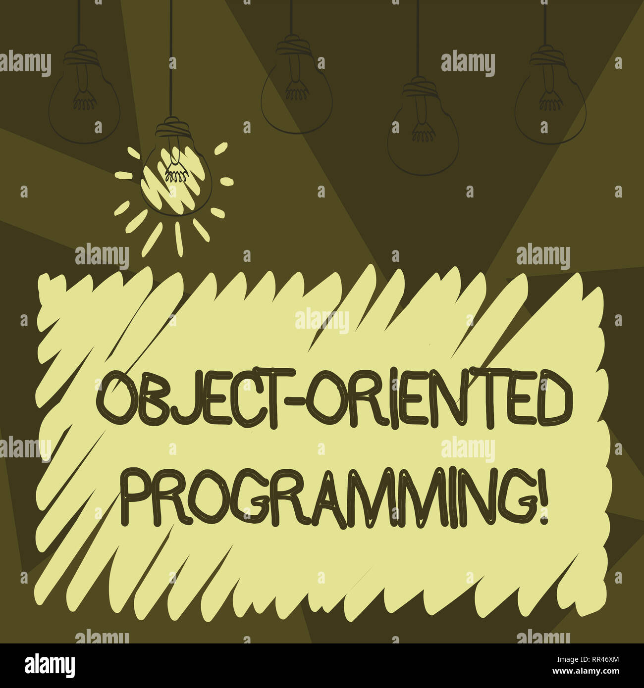 Word Writing Text Object Oriented Programming Business Concept For Language Model Objects