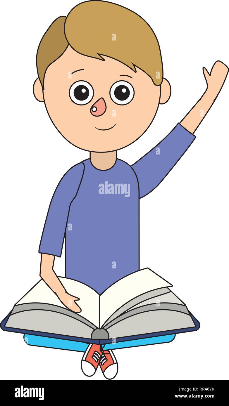 school student boy cartoon Stock Vector Image & Art - Alamy