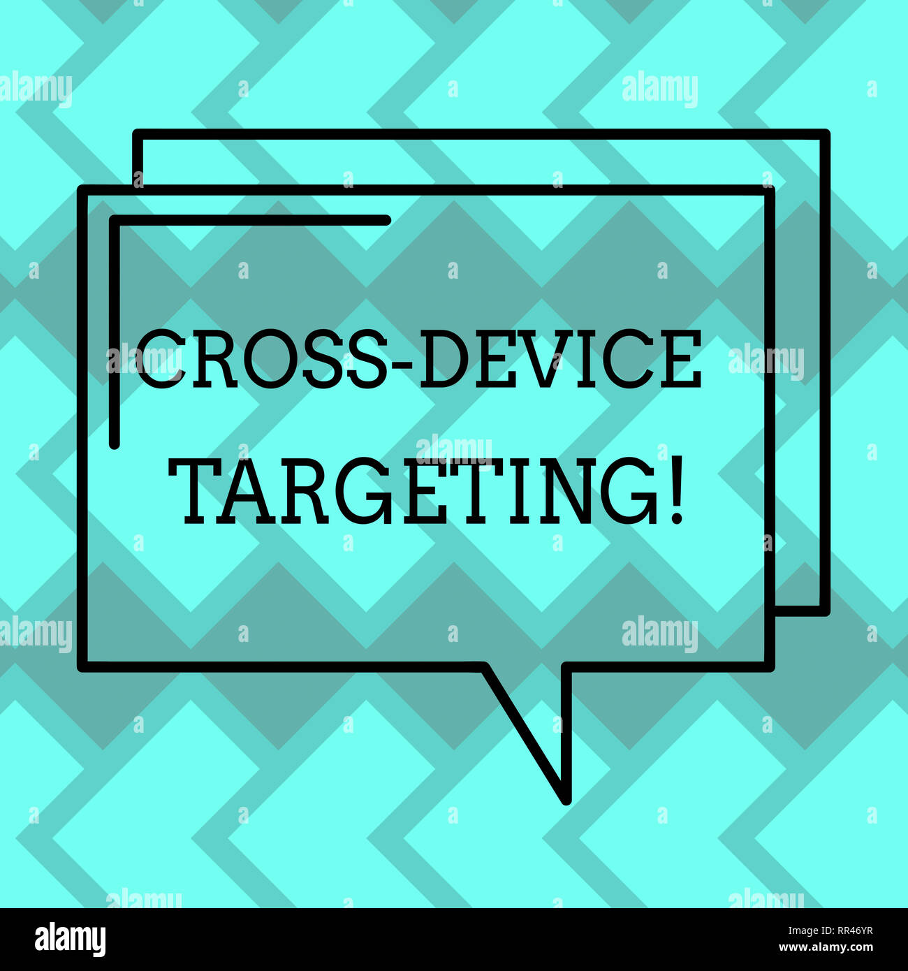 Text sign showing Cross Device Targeting. Conceptual photo identifying ...