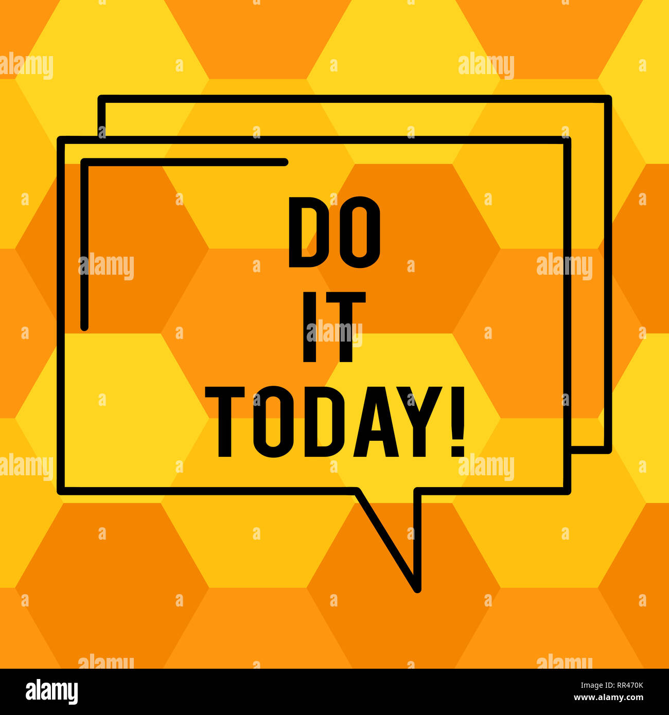 Handwriting text writing Do It Today. Concept meaning Respond now ...