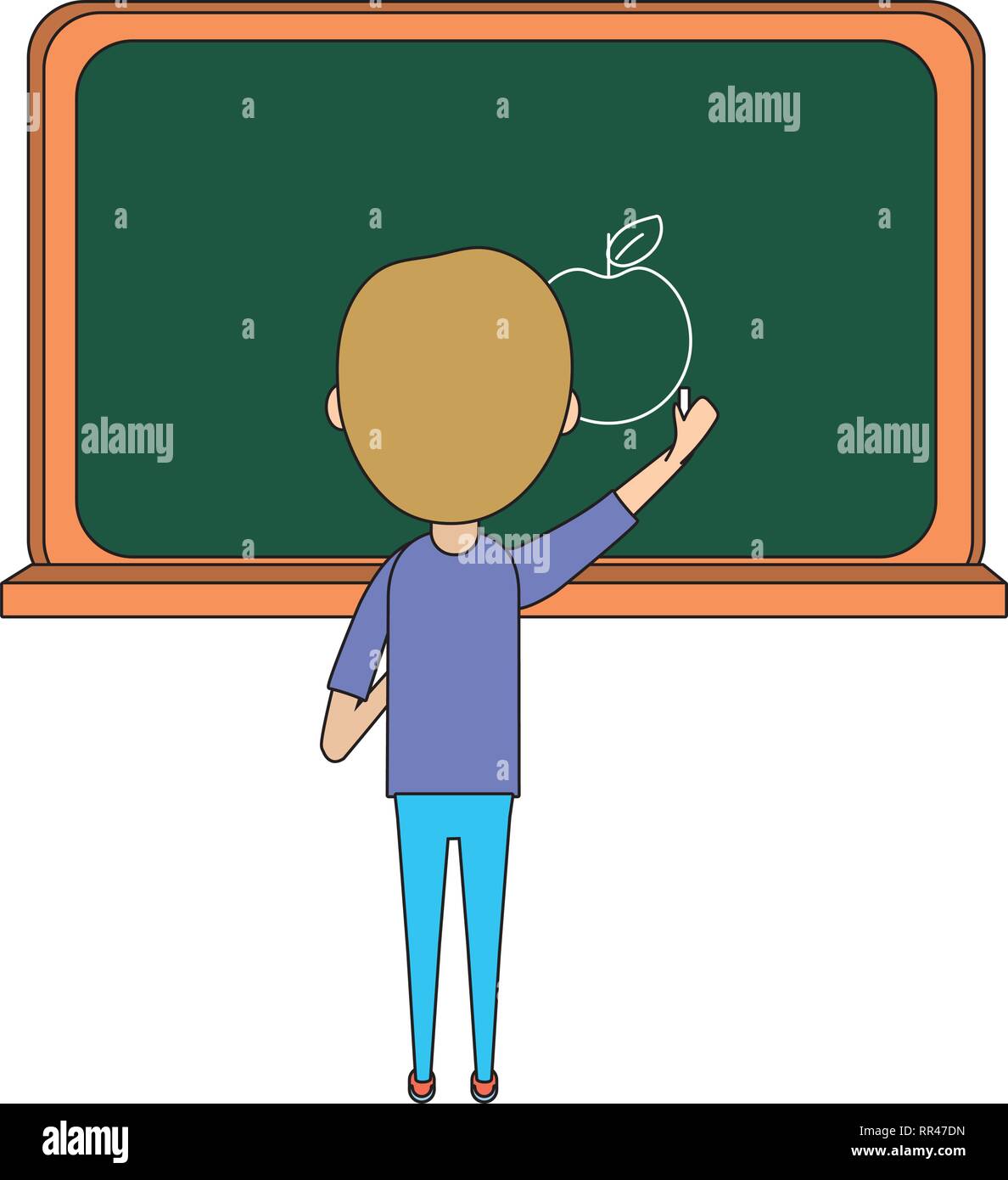 school student boy cartoon Stock Vector Image & Art - Alamy