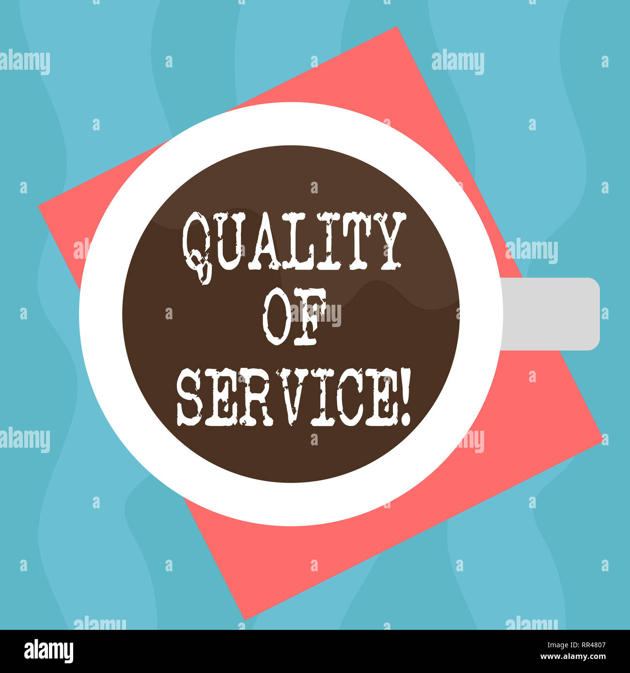 Conceptual hand writing showing Quality Of Service. Business photo ...