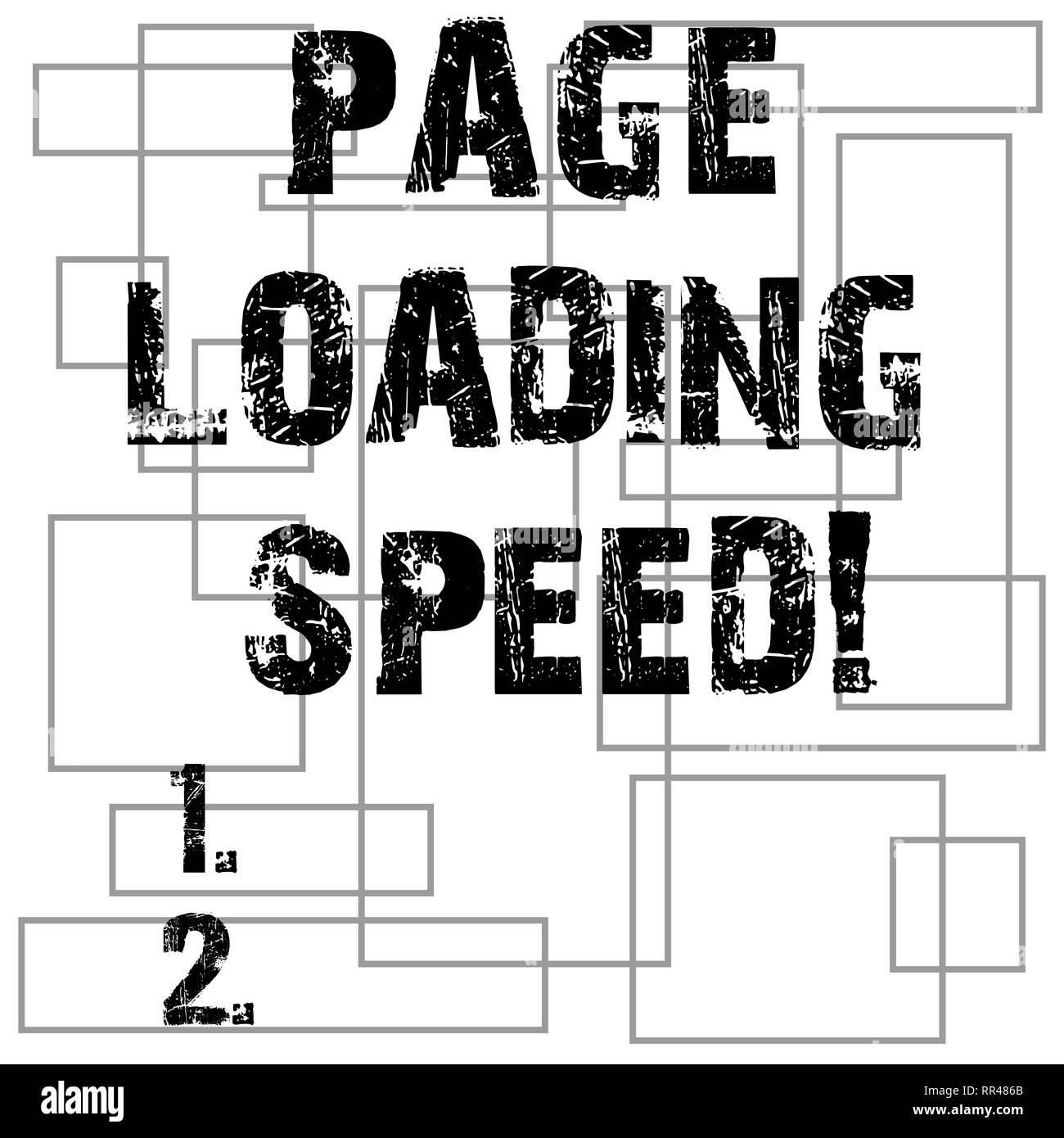 Internet speed development text Black and White Stock Photos & Images ...
