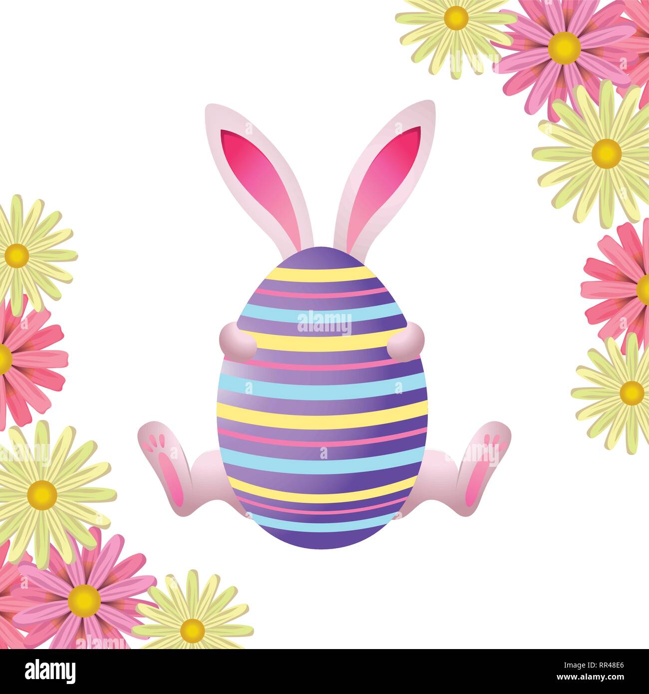 easter egg cartoon Stock Vector Image & Art - Alamy