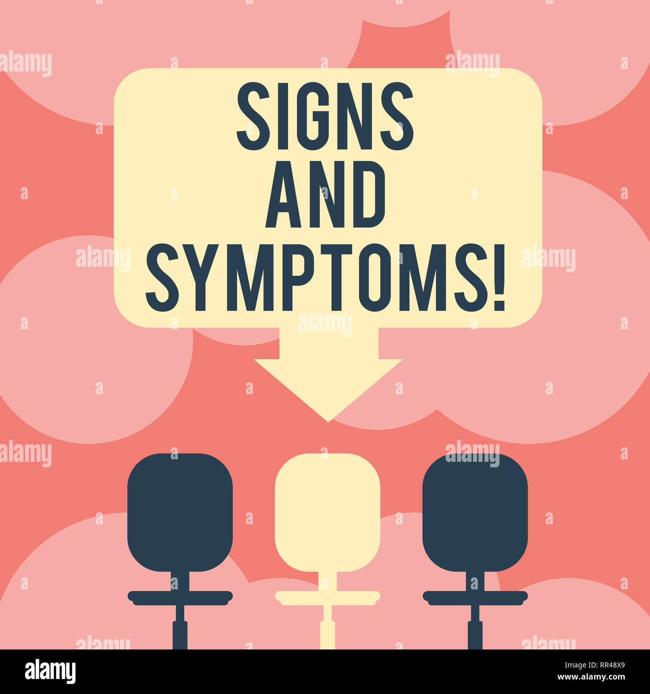 Writing note showing Signs And Symptoms. Business photo showcasing any ...