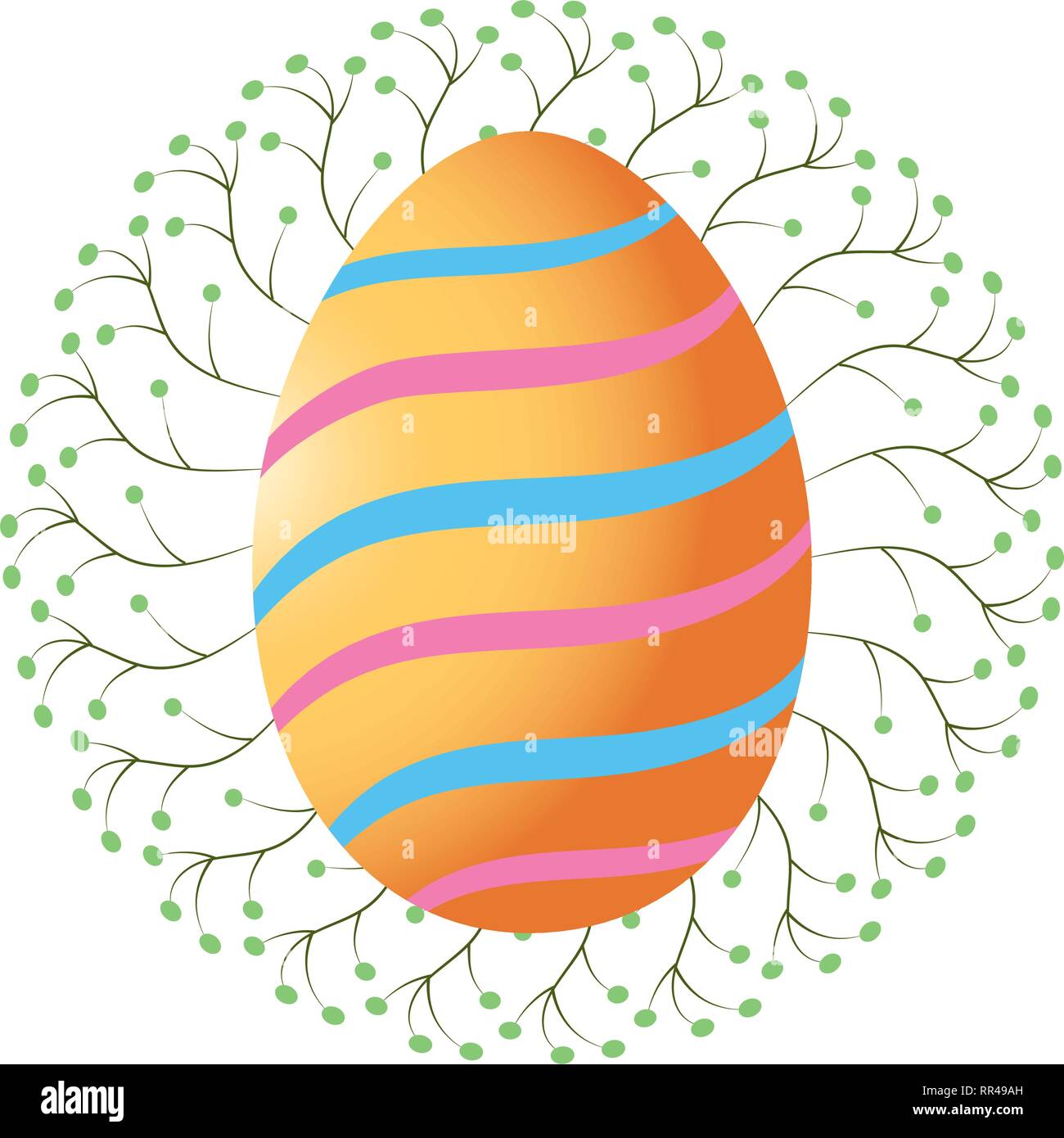 easter egg cartoon Stock Vector Image & Art - Alamy