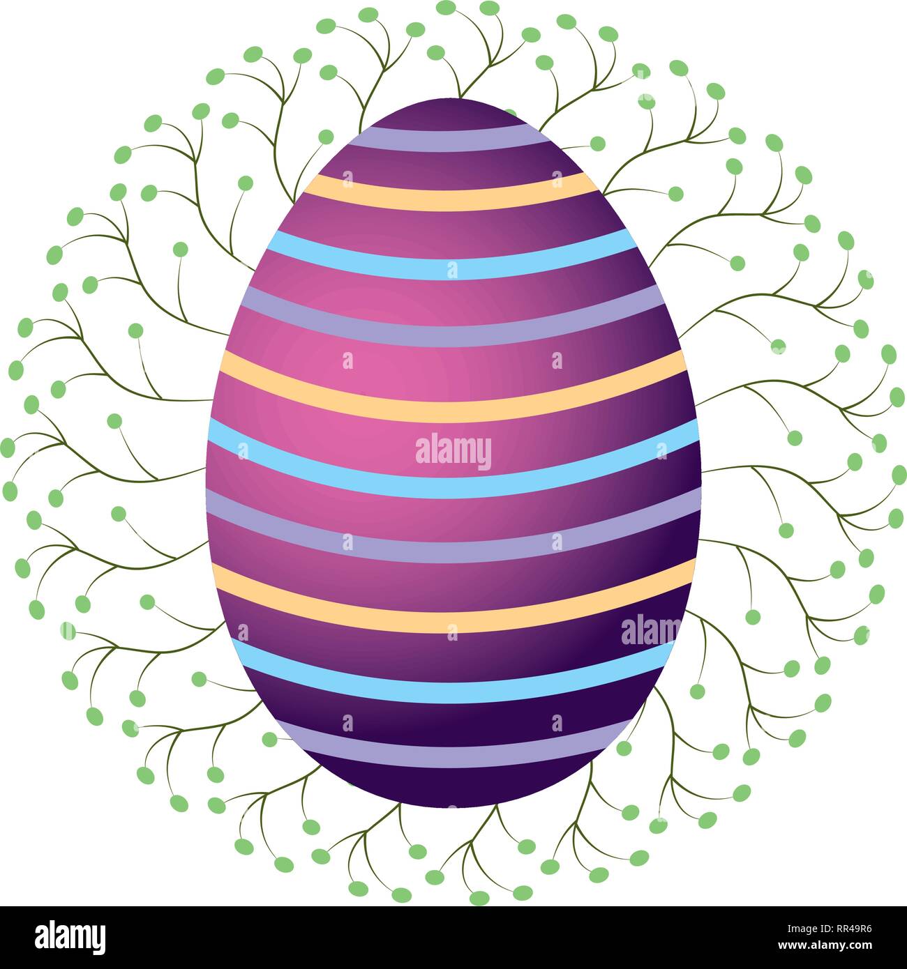 easter egg cartoon Stock Vector Image & Art - Alamy