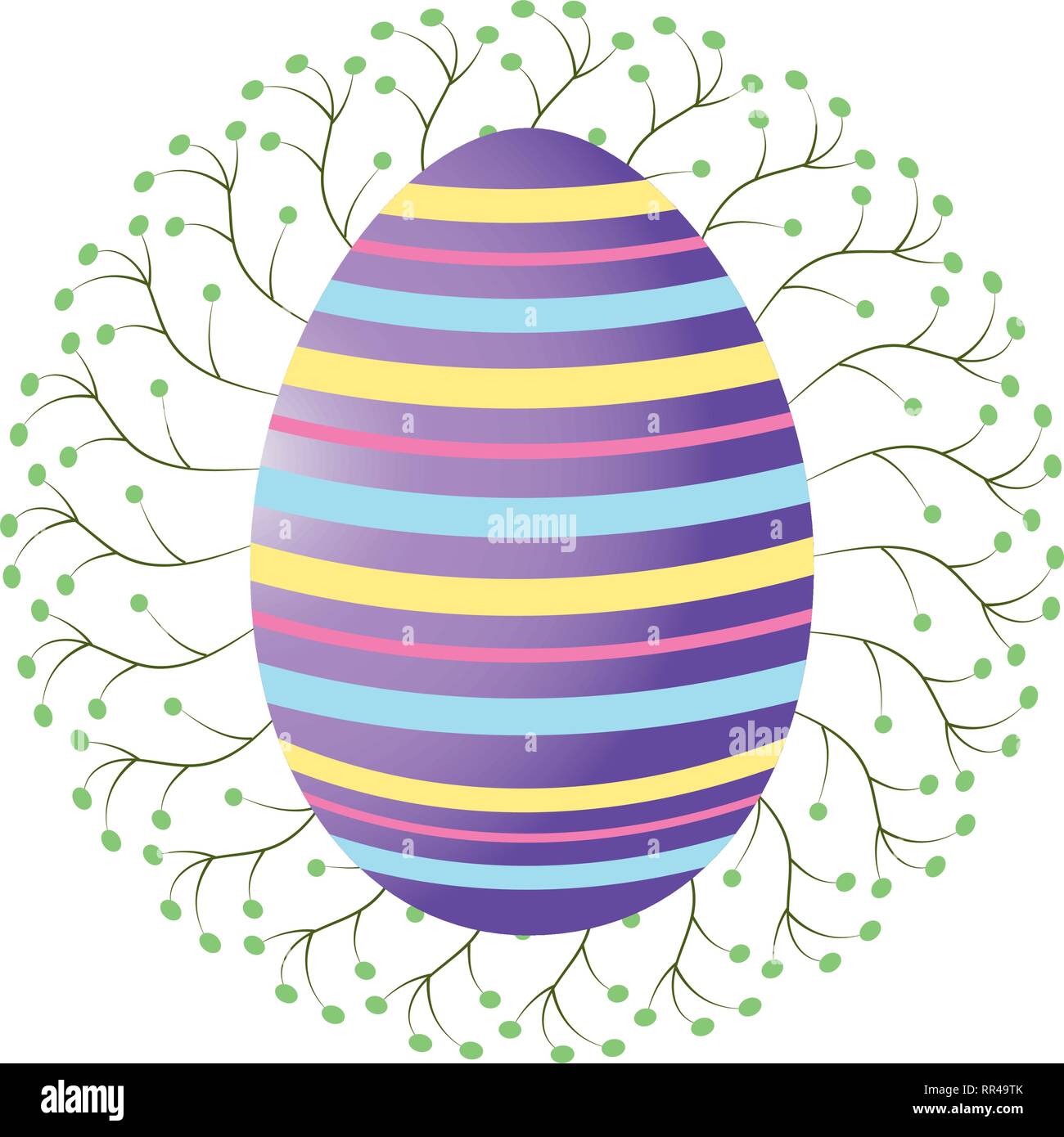 easter egg cartoon Stock Vector Image & Art - Alamy