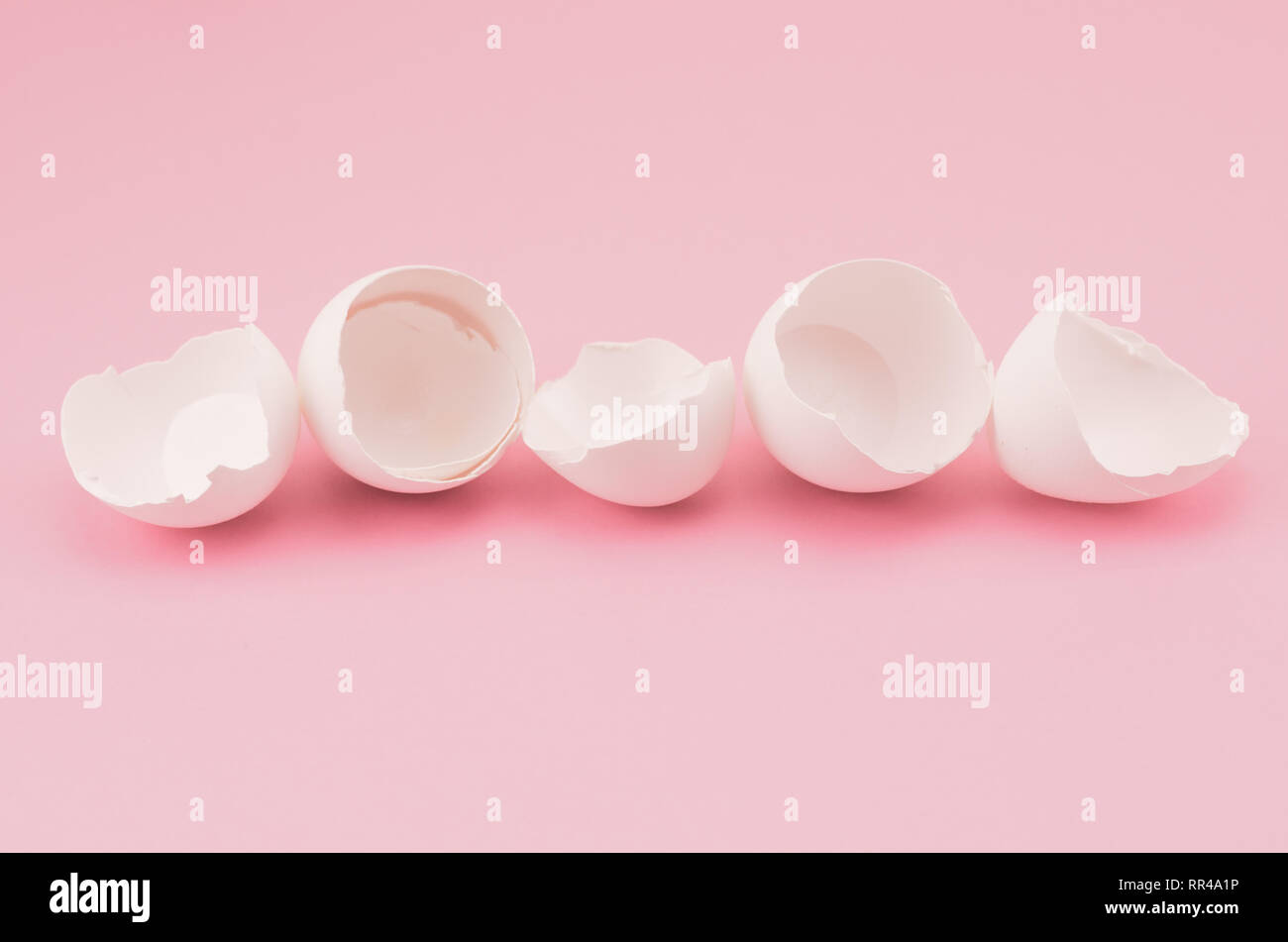 white empty broken egg shells Stock Photo - Alamy
