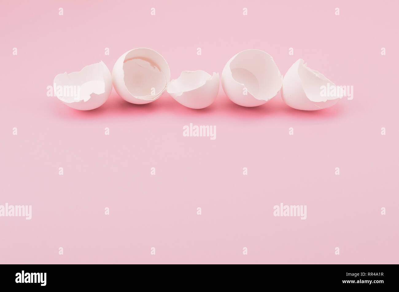 white empty broken egg shells Stock Photo - Alamy