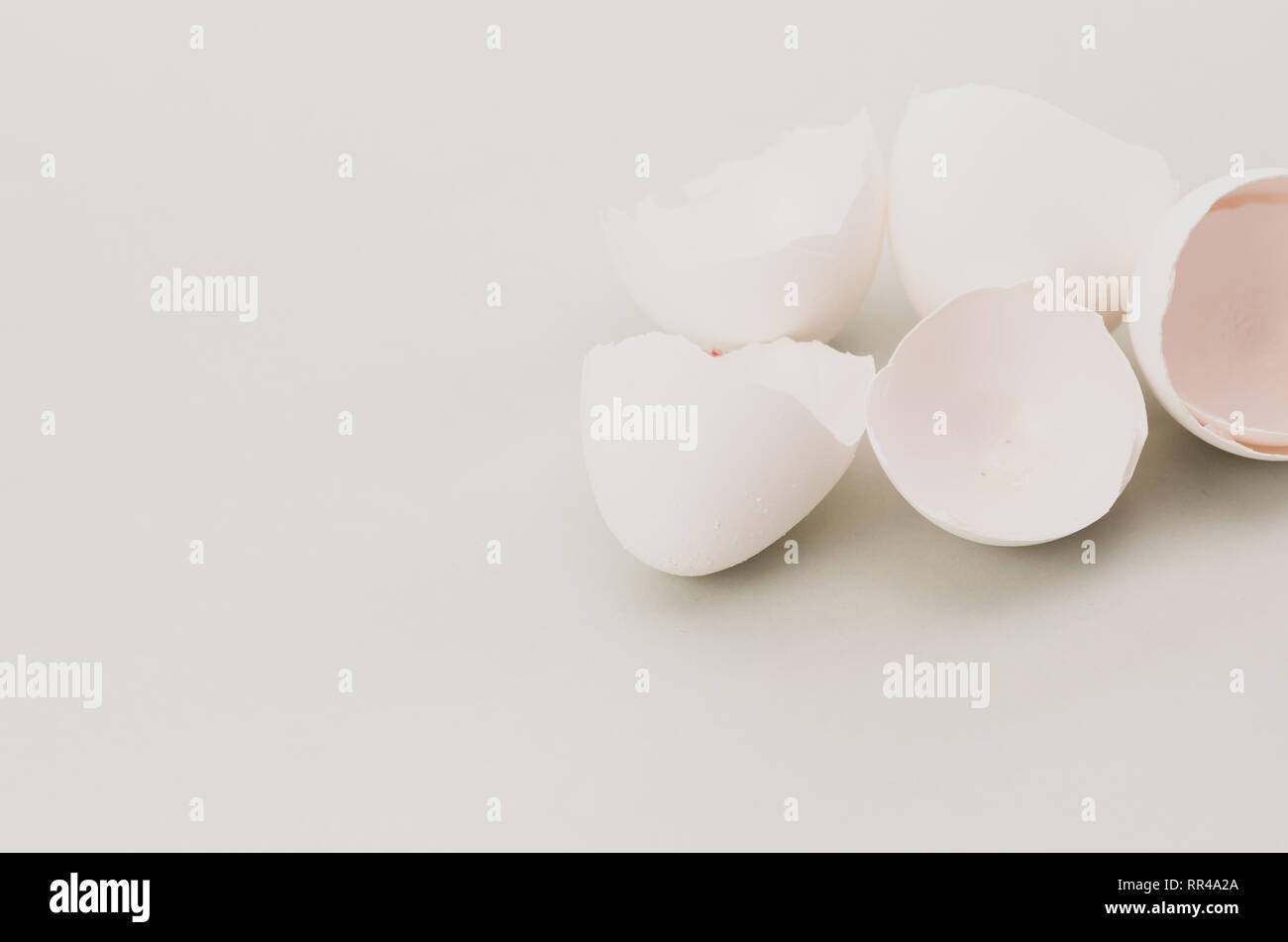 white empty broken egg shells Stock Photo - Alamy
