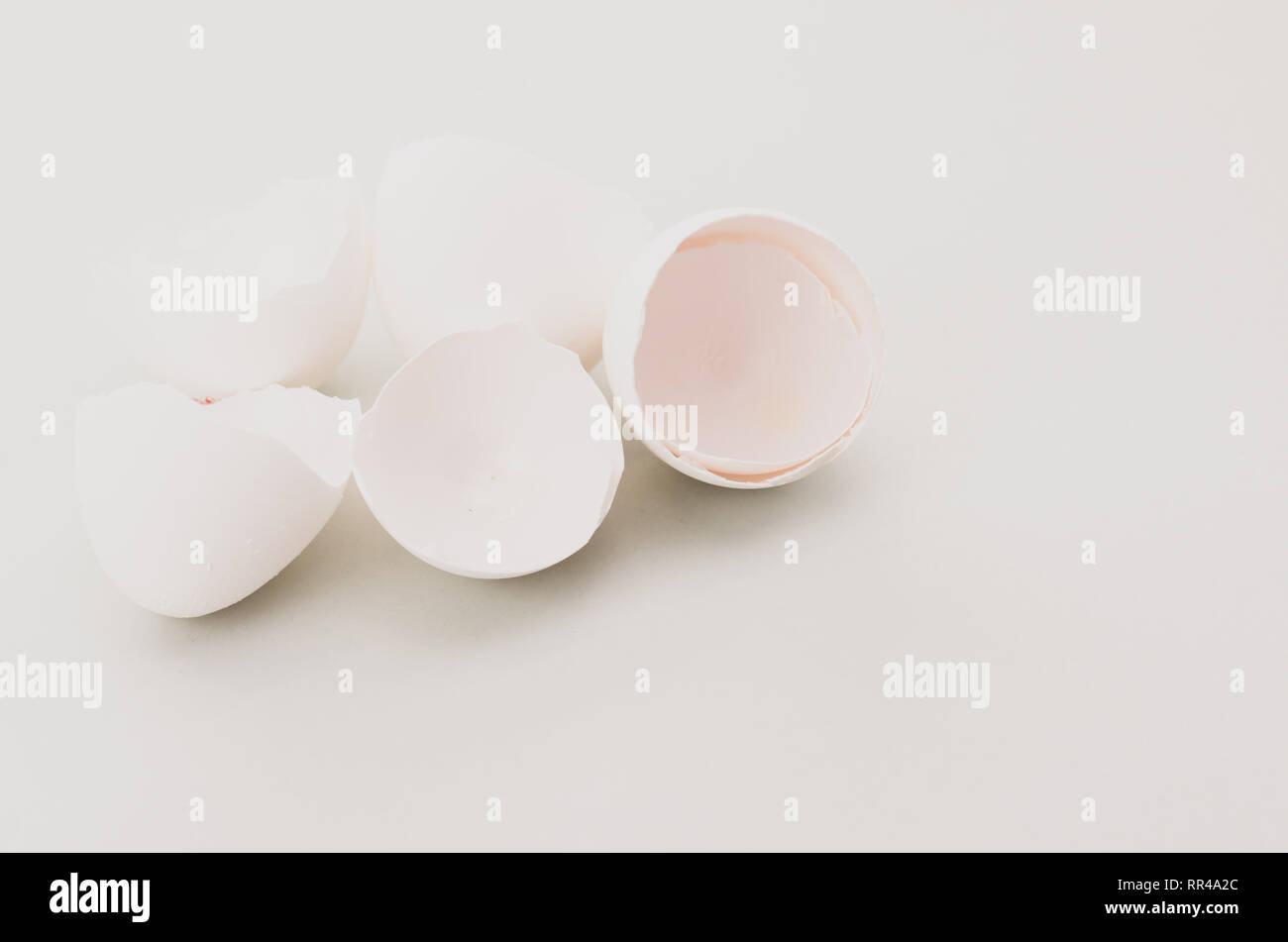 white empty broken egg shells Stock Photo - Alamy