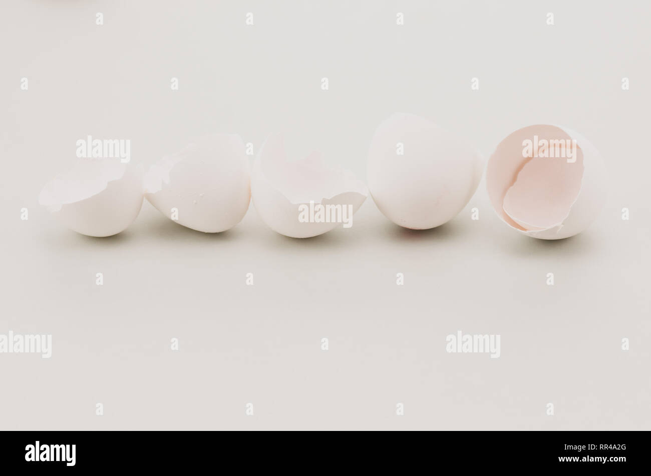 white empty broken egg shells Stock Photo - Alamy