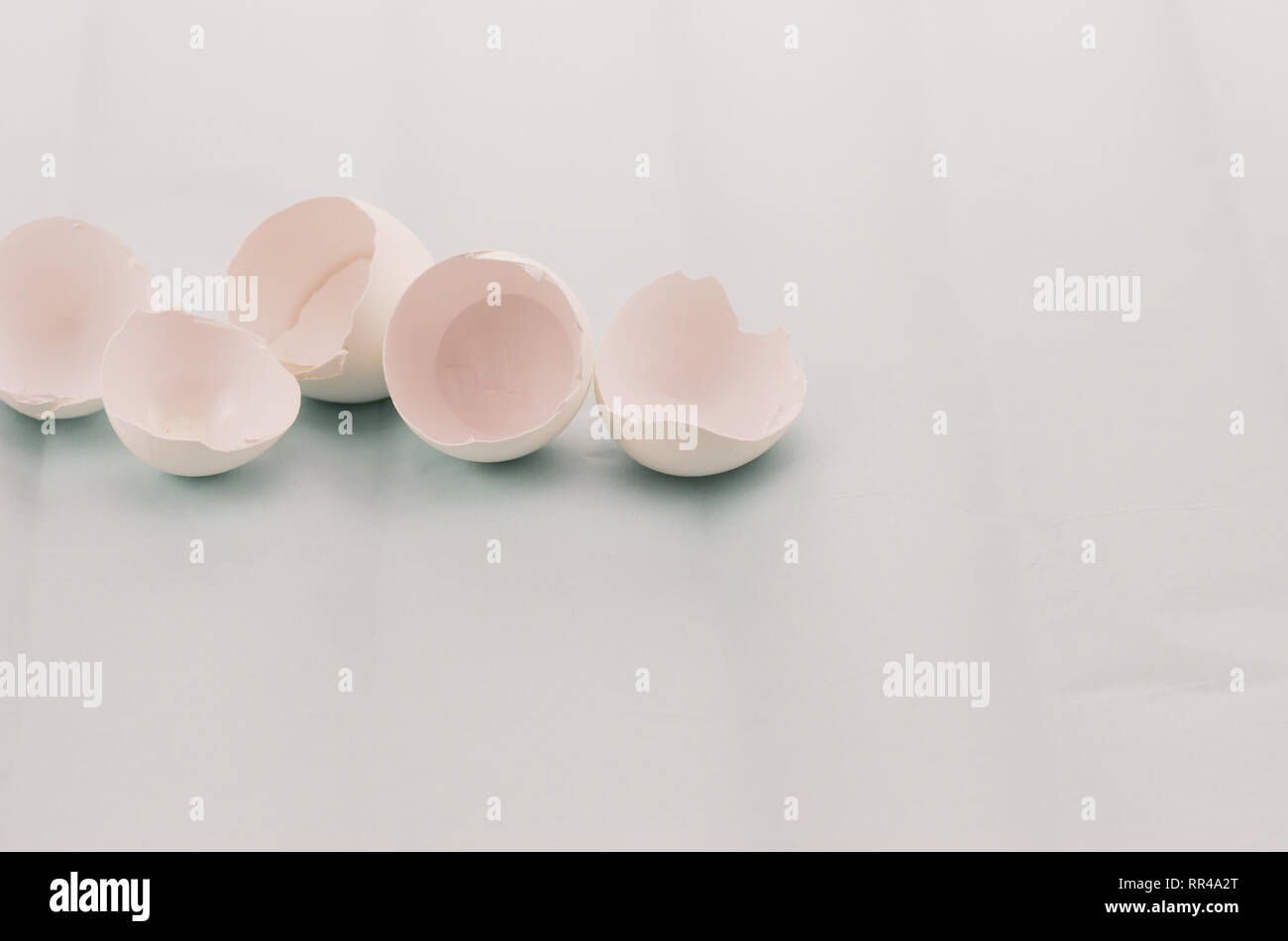 white empty broken egg shells Stock Photo - Alamy