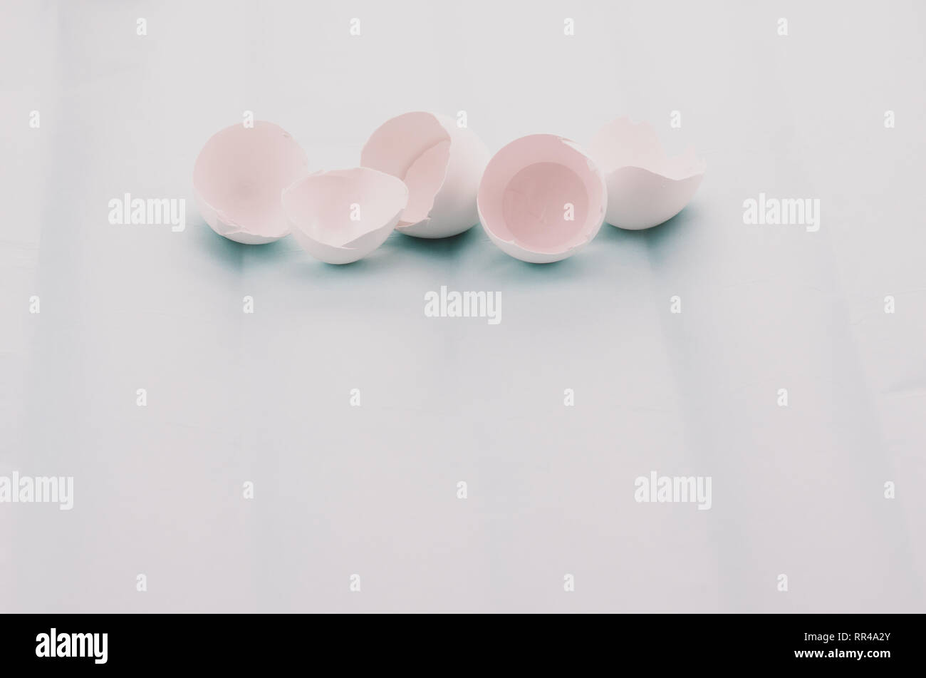 white empty broken egg shells Stock Photo - Alamy