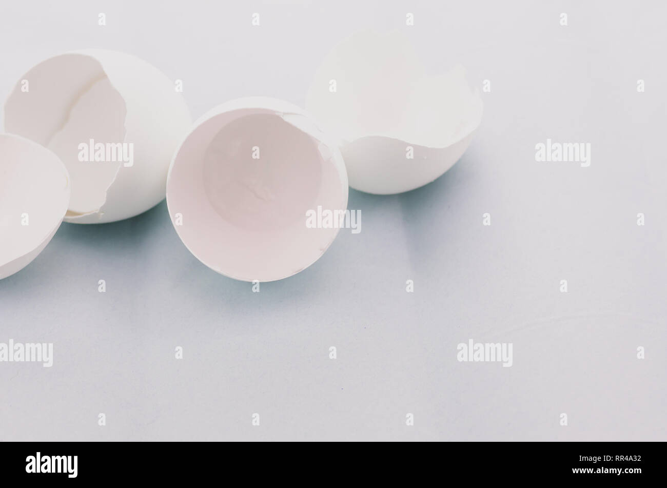white empty broken egg shells Stock Photo - Alamy