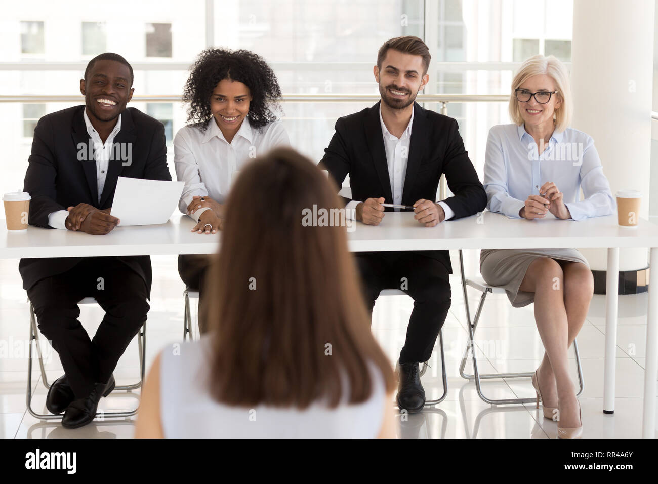 Interviewing applicant hi-res stock photography and images - Alamy