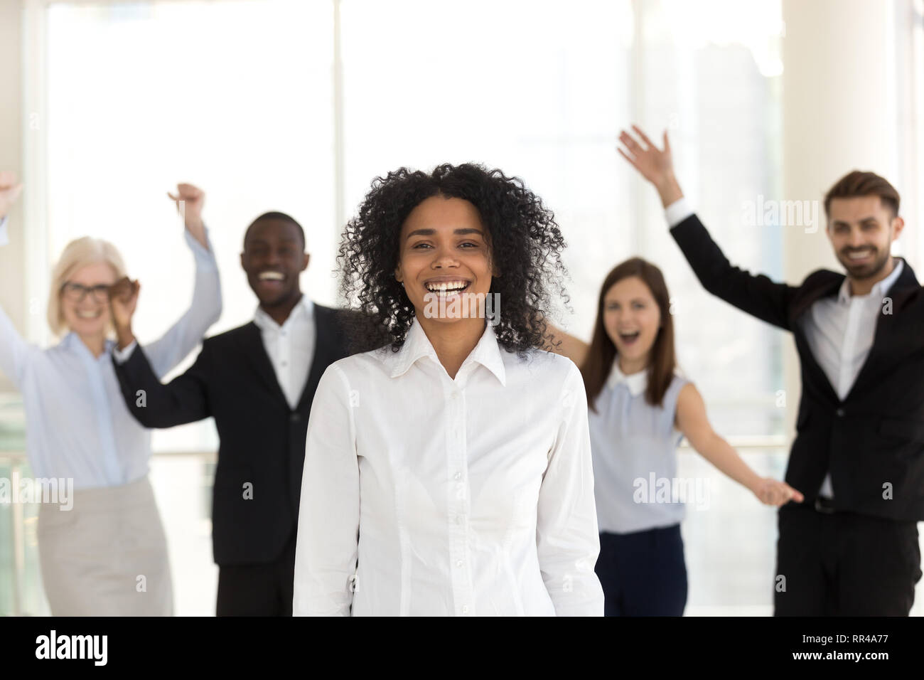 Successful african american team leader hi-res stock photography and ...
