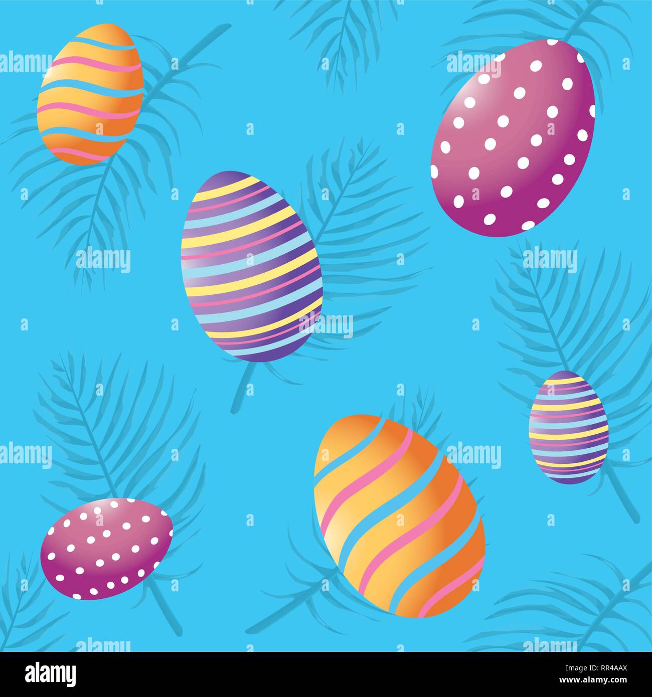 easter eggs cartoon Stock Vector Image & Art - Alamy
