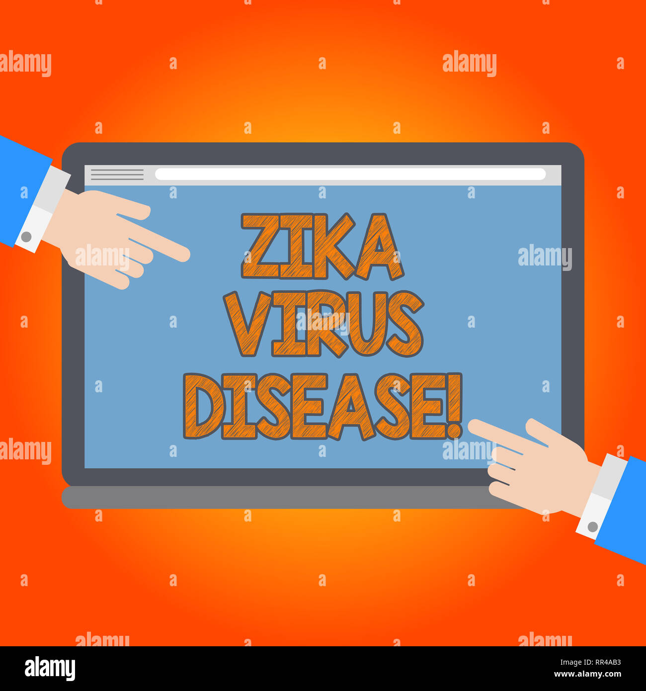 Handwriting text Zika Virus Disease. Concept meaning transmitted ...