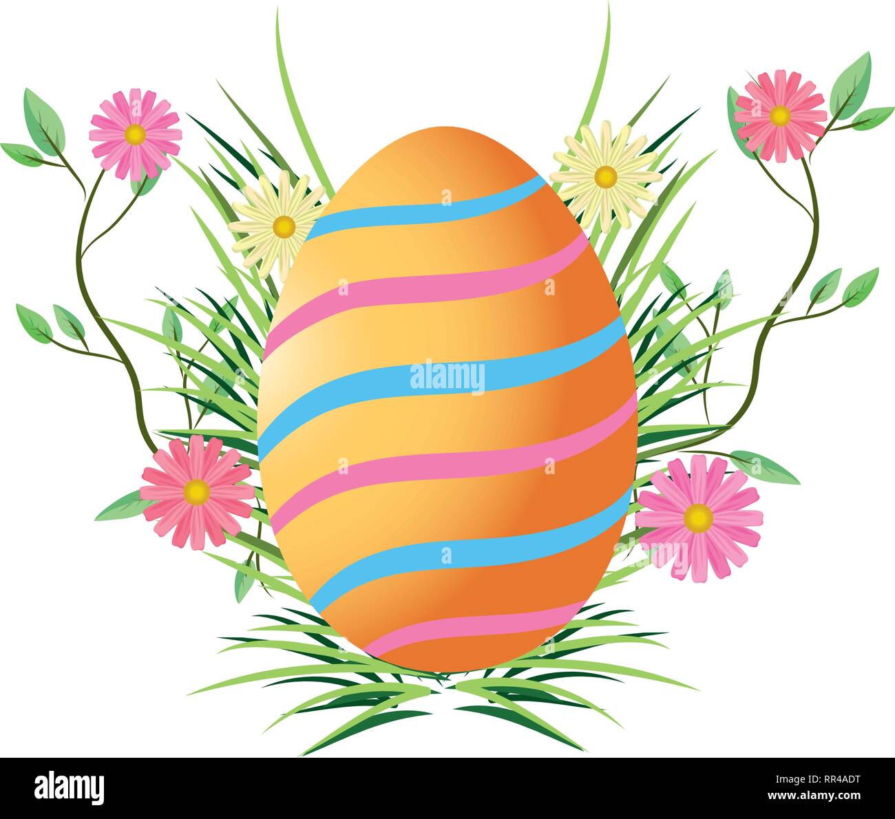 easter egg cartoon Stock Vector Image & Art - Alamy