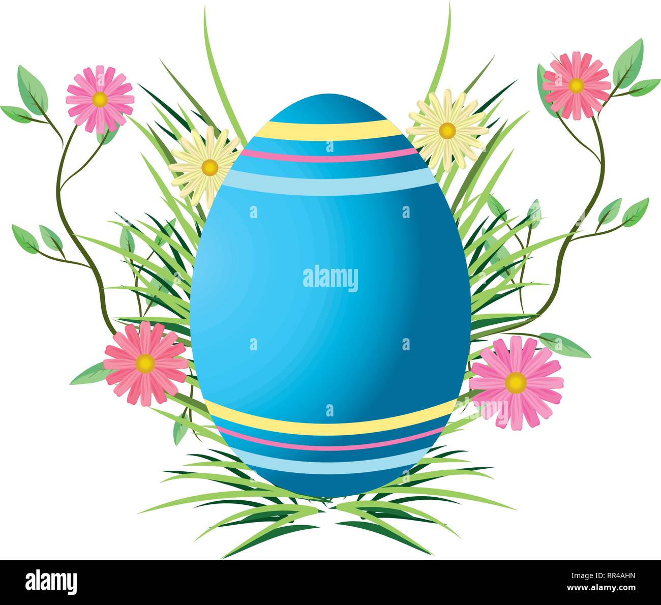easter egg cartoon Stock Vector Image & Art - Alamy