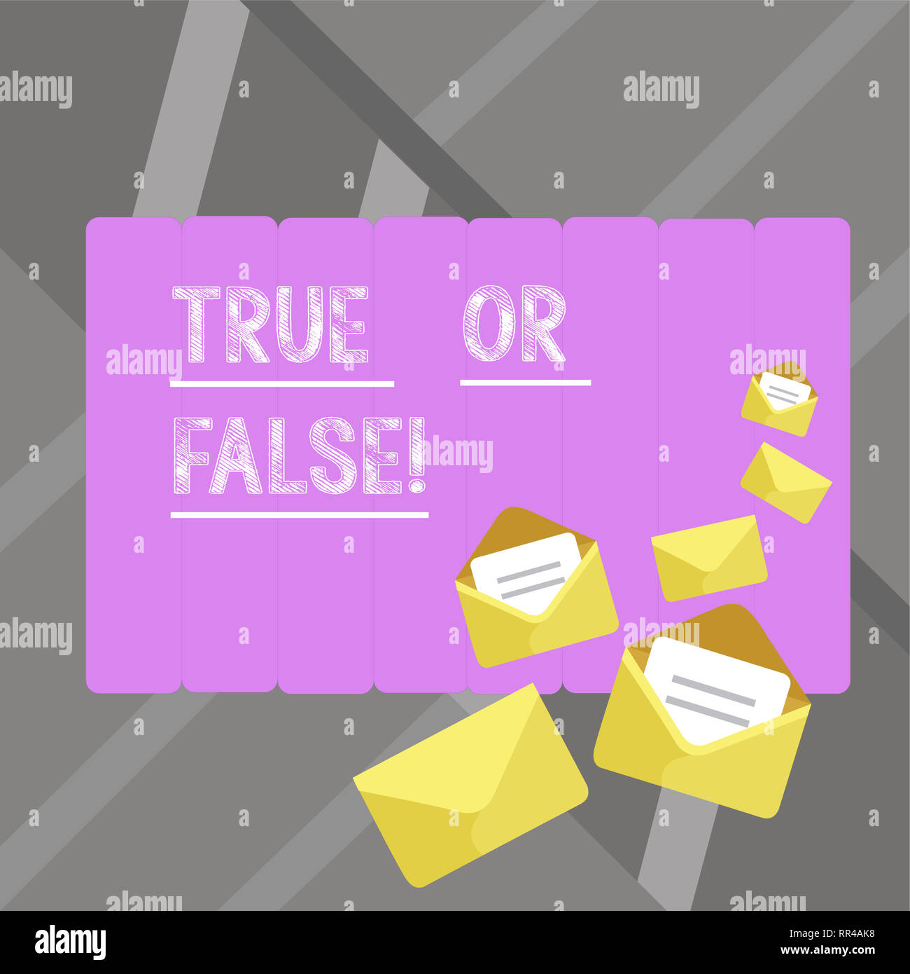 Writing note showingTrue Or False. Business photo showcasing Decide ...