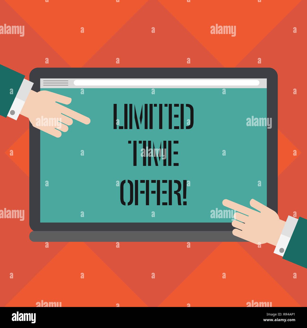 Handwriting text writing Limited Time Offer. Concept meaning special ...