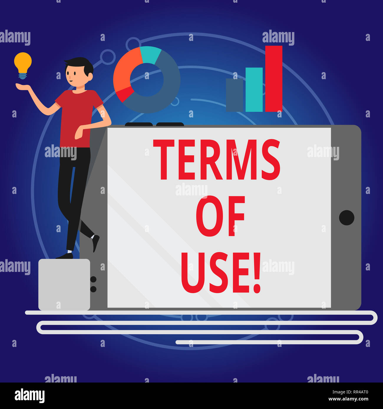 Writing note showing Terms Of Use. Business photo showcasing ...