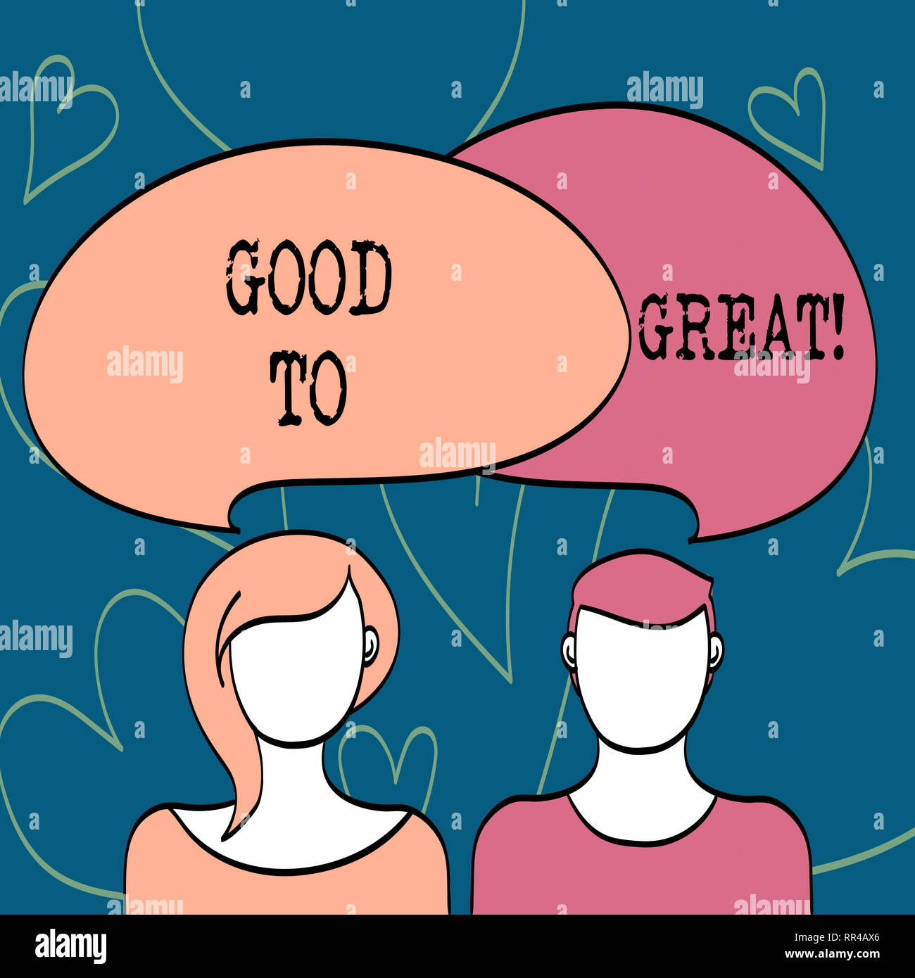 Text sign showing Good To Great. Conceptual photo Everything getting ...