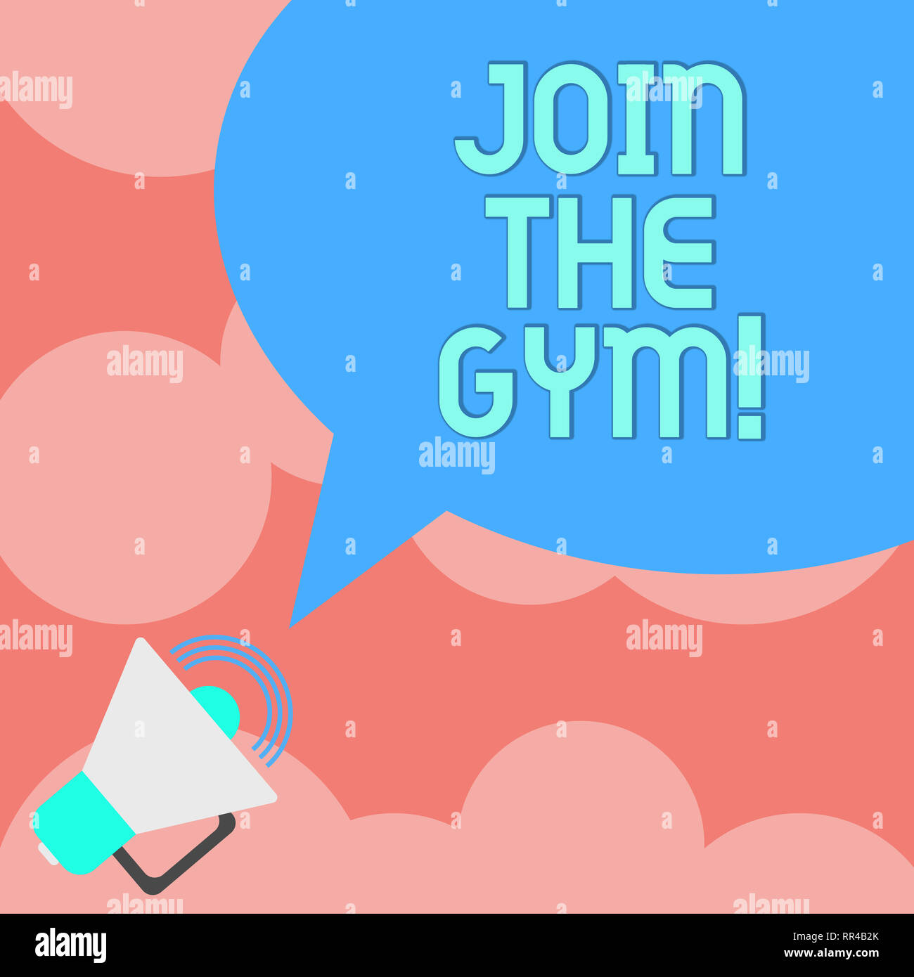 Writing note showing Join The Gym. Business photo showcasing Motivation ...