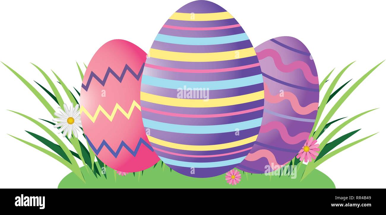 easter eggs cartoon Stock Vector Image & Art - Alamy