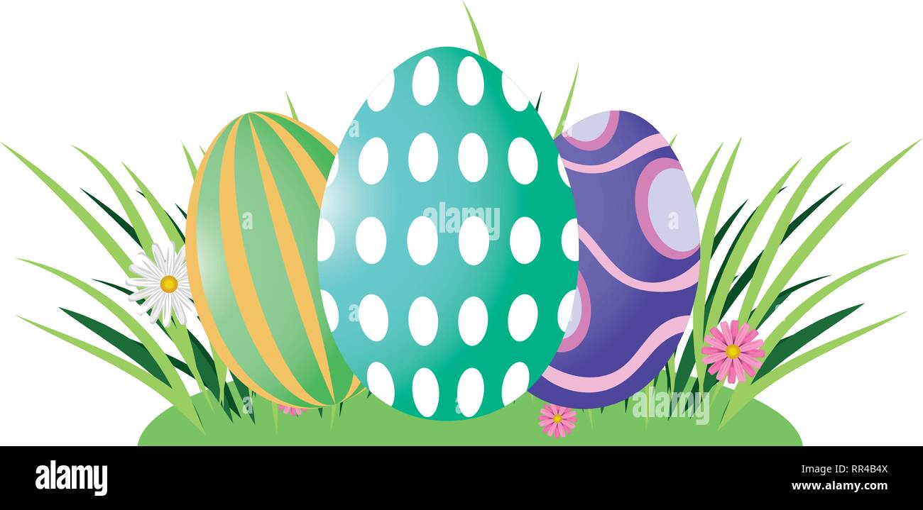 easter eggs cartoon Stock Vector Image & Art - Alamy