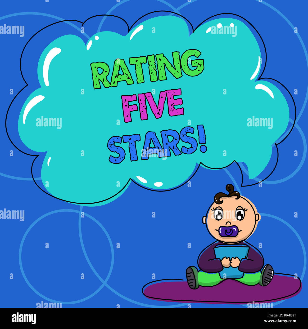 Conceptual hand writing showing Rating Five Stars. Business photo text ...