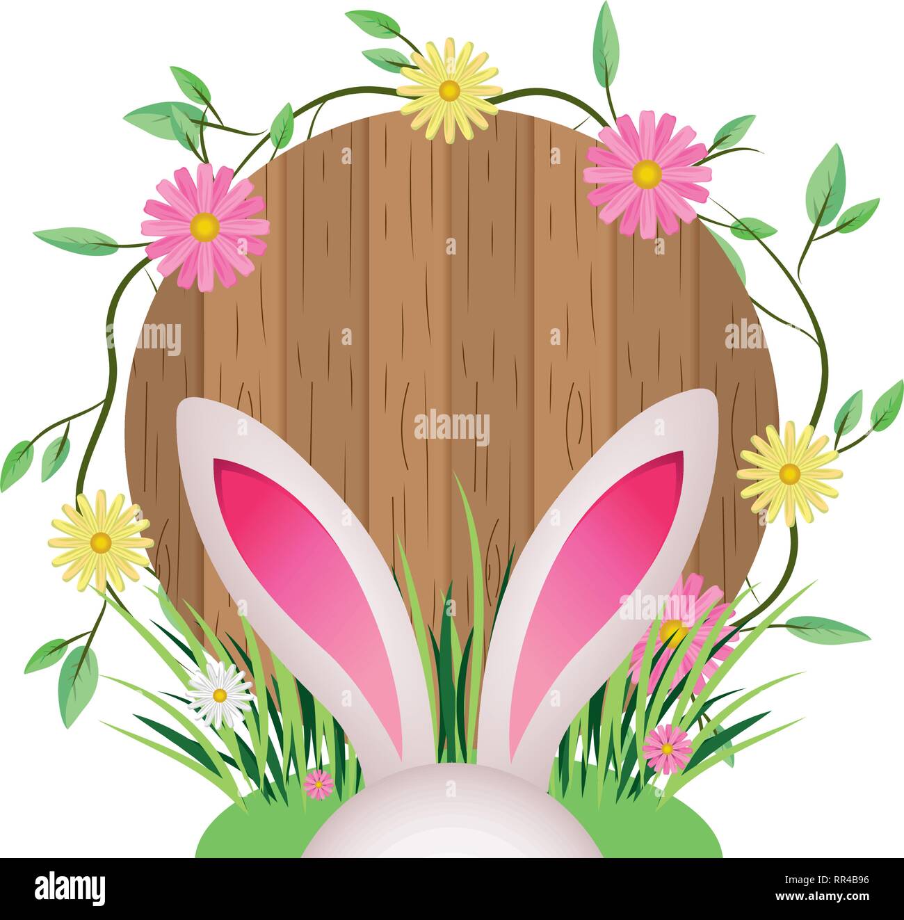 cute rabbit ears cartoon Stock Vector Image & Art - Alamy