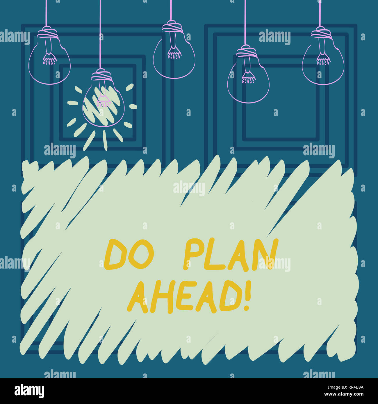 Conceptual hand writing showing Do Plan Ahead. Business photo ...