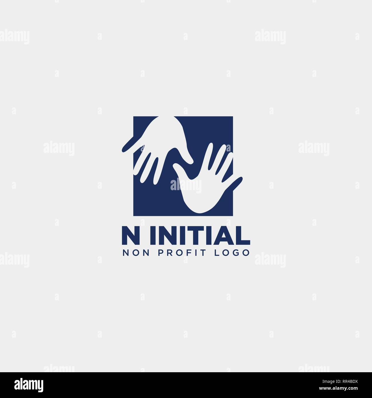 Non profit logo template hi-res stock photography and images - Alamy