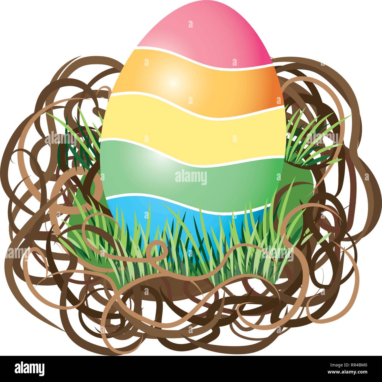 easter egg cartoon Stock Vector Image & Art - Alamy