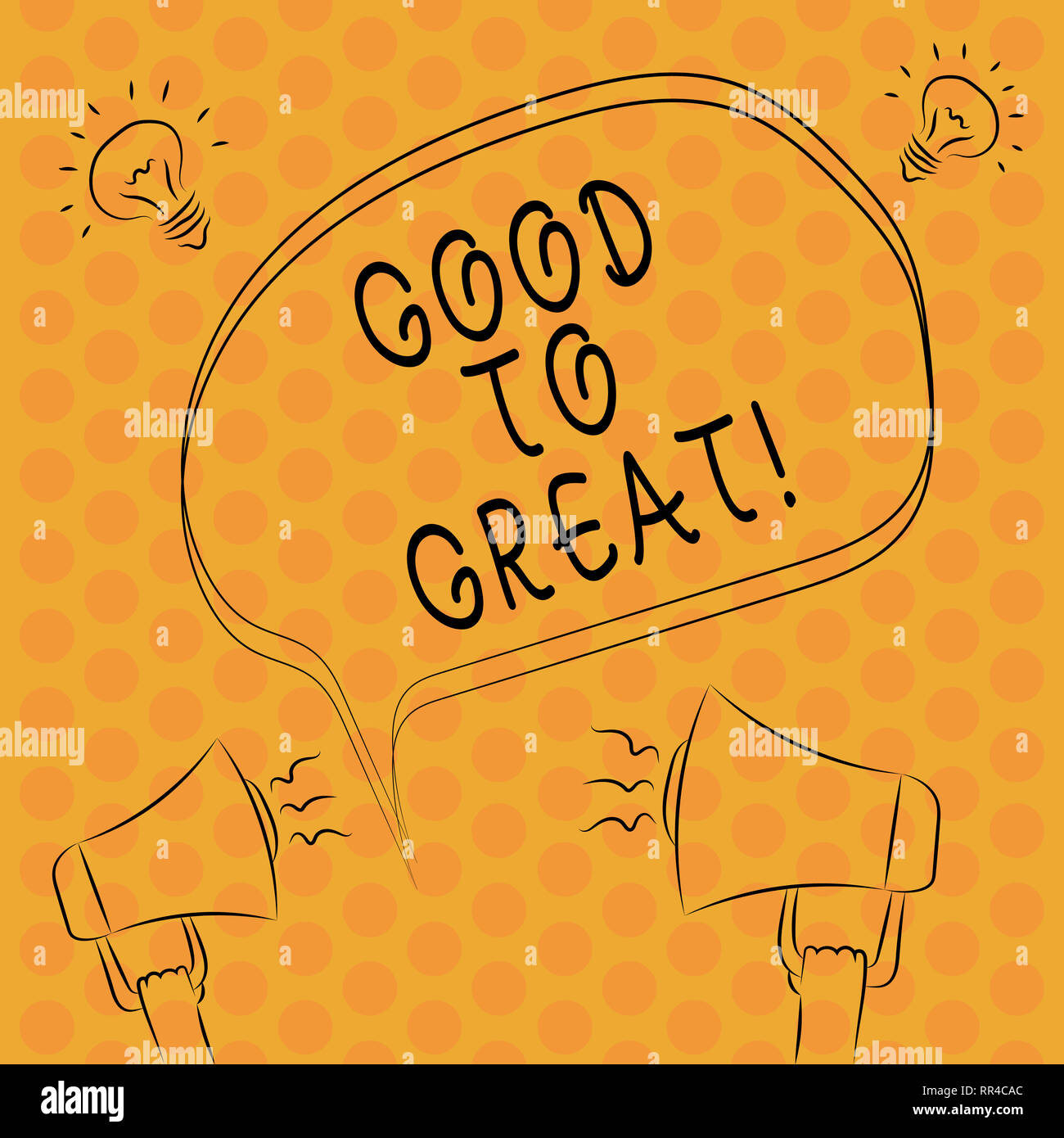 Writing note showingGood To Great. Business photo showcasing Everything ...