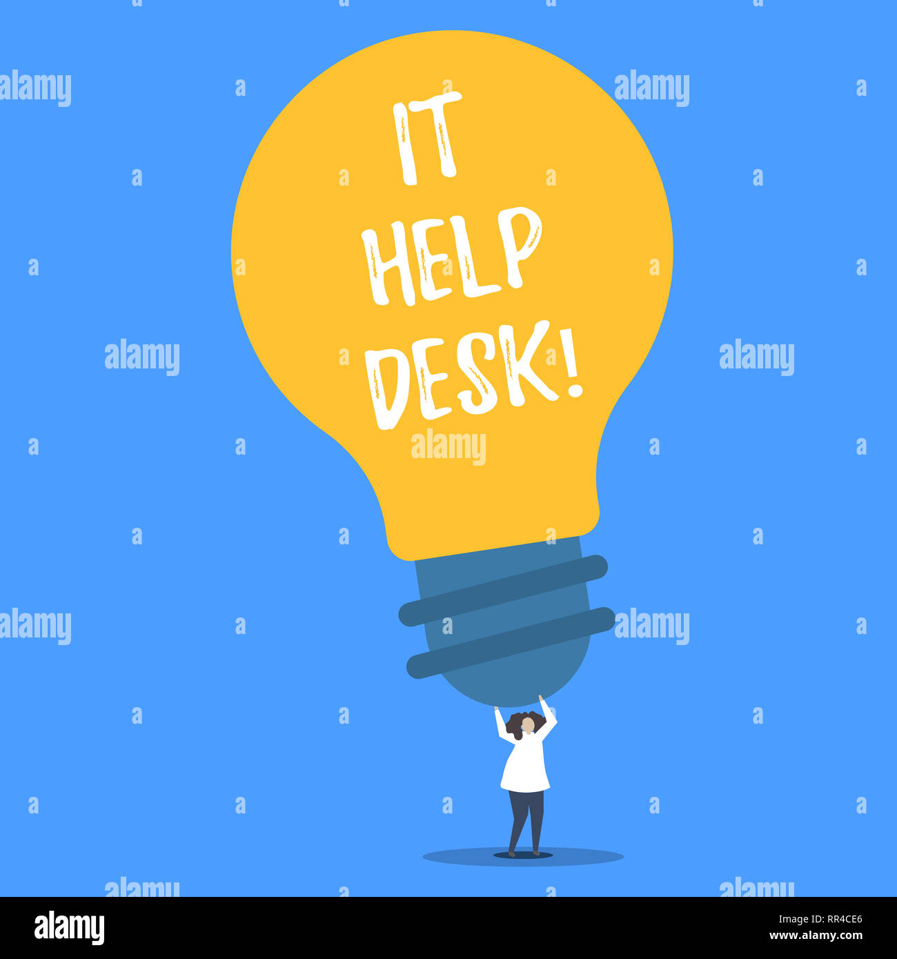 Word writing text It Help Desk. Business concept for Online support ...