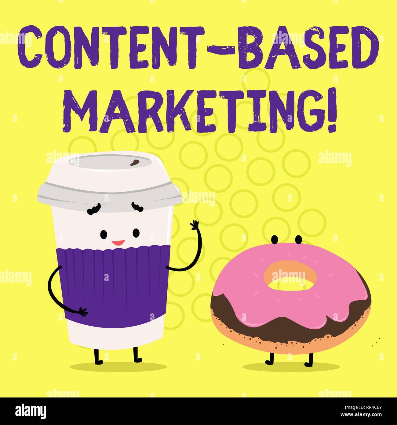 Text sign showing Content Based Marketing. Conceptual photo Advertising ...