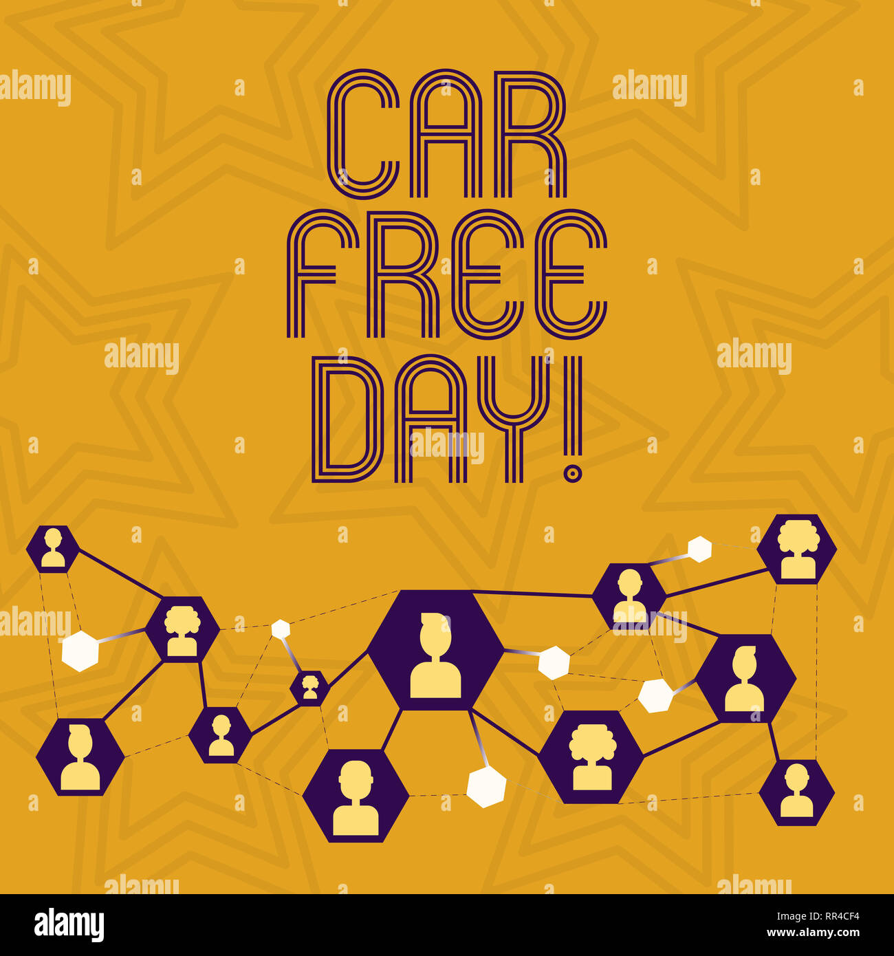 Handwriting Text Writing Car Free Day Concept Meaning Environment