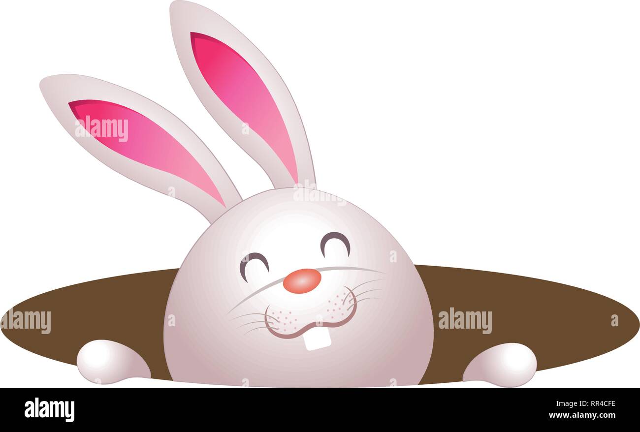cute rabbit cartoon Stock Vector Image & Art - Alamy